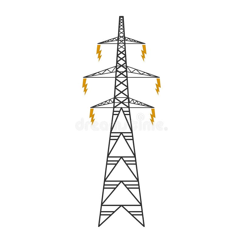 Electrical Tower Stock Illustrations – 11,041 Electrical Tower Stock ...