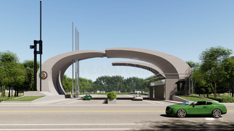 Isolated Elegance Standalone Gates As Focal Points in Interior Design ...