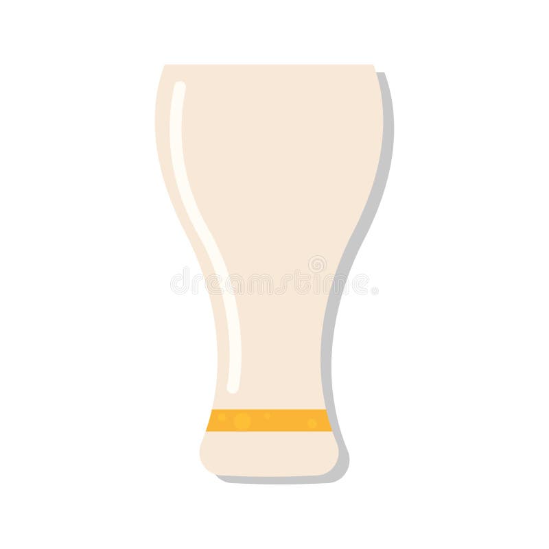 Isolated Empty Beer Glass Icon Stock Vector - Illustration of ...