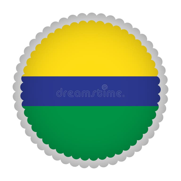 Empty Brazilian Campaign Button Stock Vector - Illustration of ...