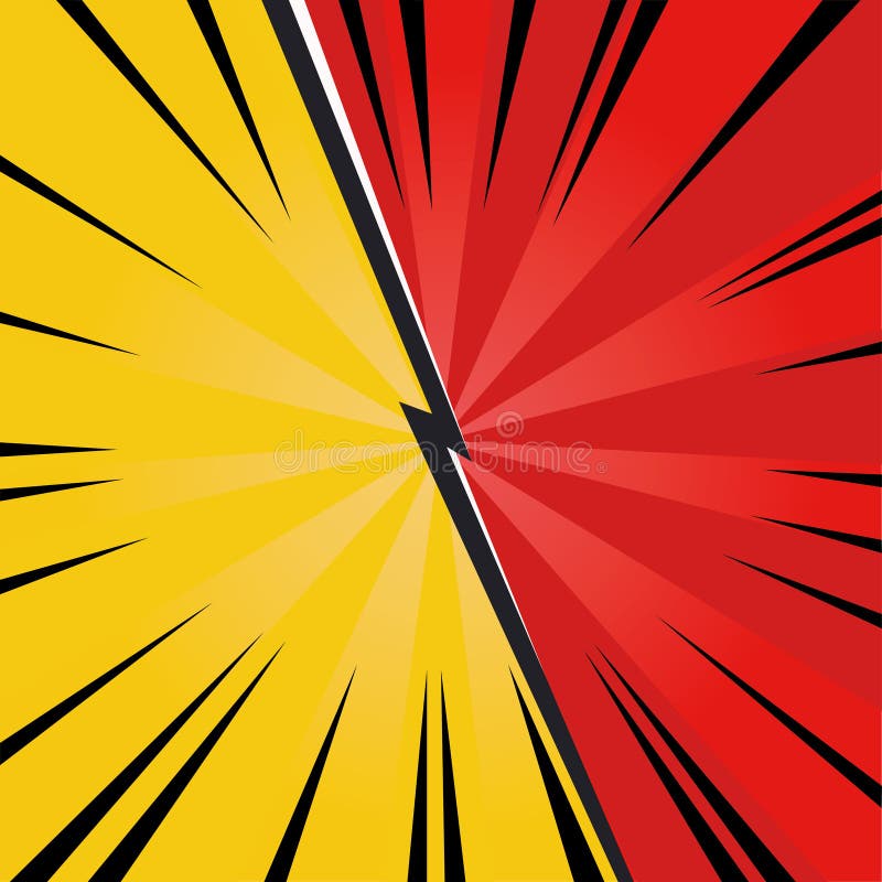 Isolated Empty Colored Comic Page Vector Stock Vector - Illustration of ...