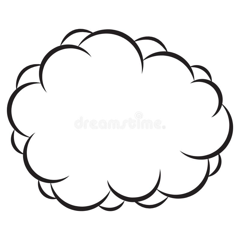 Isolated Empty Comic Speech Bubble Vector Stock Vector - Illustration ... Isolated Empty Comic Speech Bubble Vector Stock Vector - Illustration ...