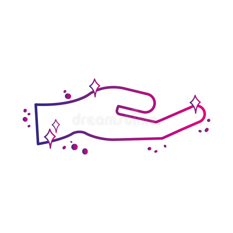 Isolated Empty Hand Magic Icon Vector Stock Vector - Illustration of ...
