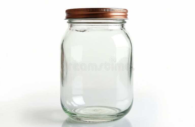 Isolated Empty Jar on Transparent Background for Culinary Projects ...