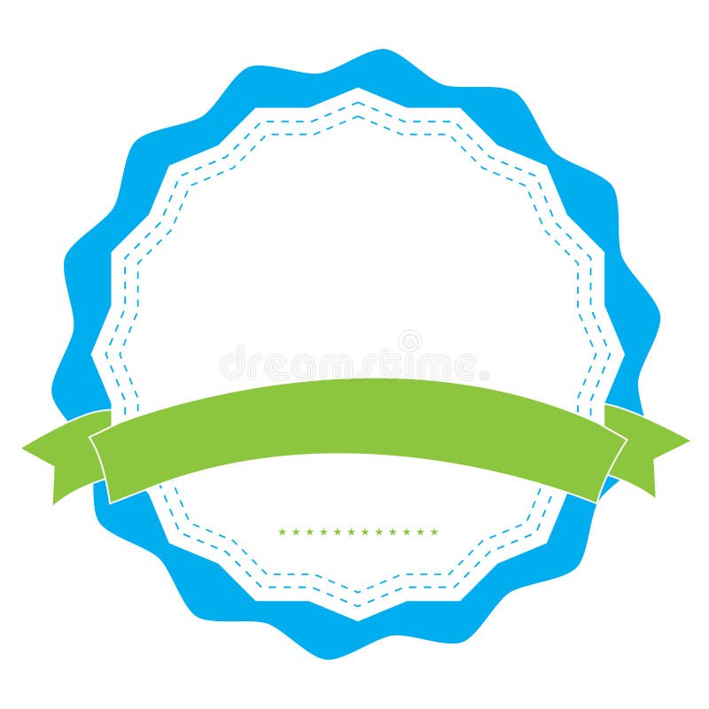 Isolated empty label stock vector. Illustration of sign - 108521107