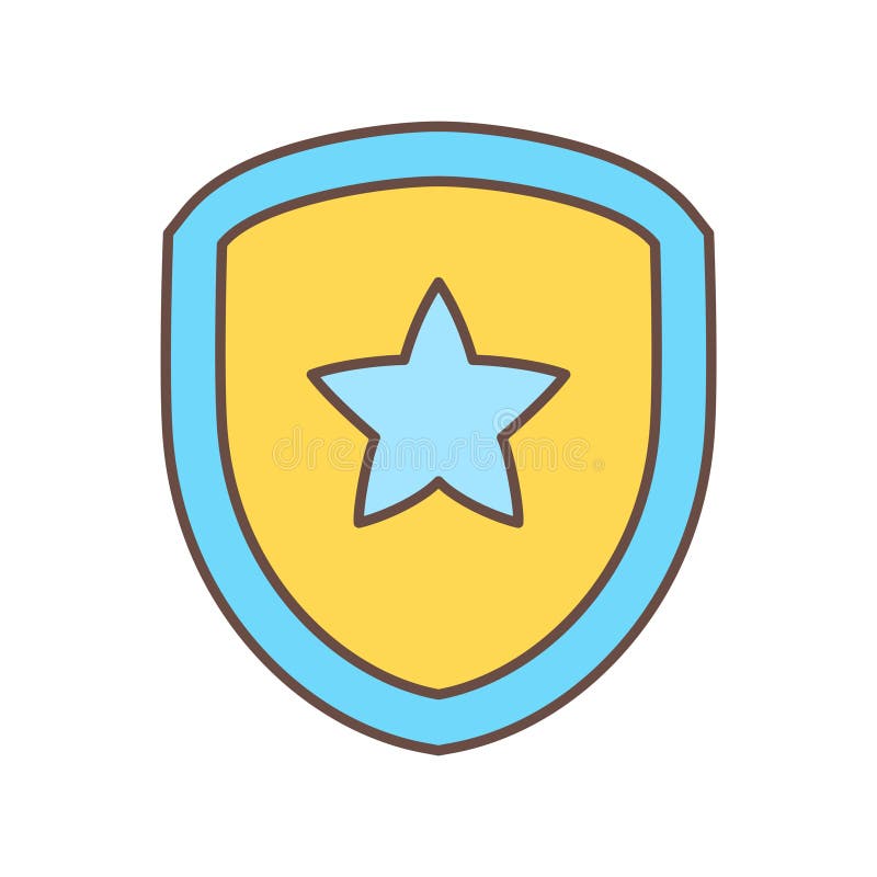 Isolated Empty Sport Shield Icon Stock Vector - Illustration of blank ...