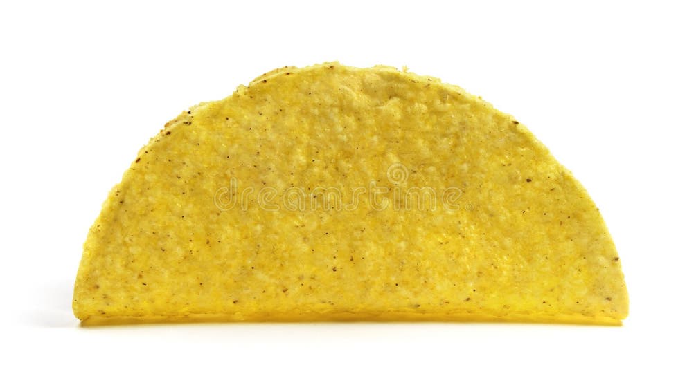 Isolated empty taco shell stock image. Image of fast - 94496695