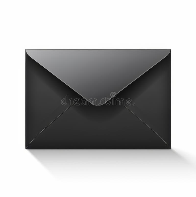 Isolated Envelope Icon in a Minimalist White Background, Ai Generated ...