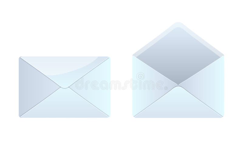 Isolated Envelopes Open and Closed for Graphic Design. Stock Vector ...