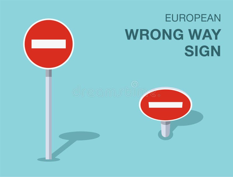 Driving Wrong Way Stock Illustrations – 159 Driving Wrong Way Stock ...