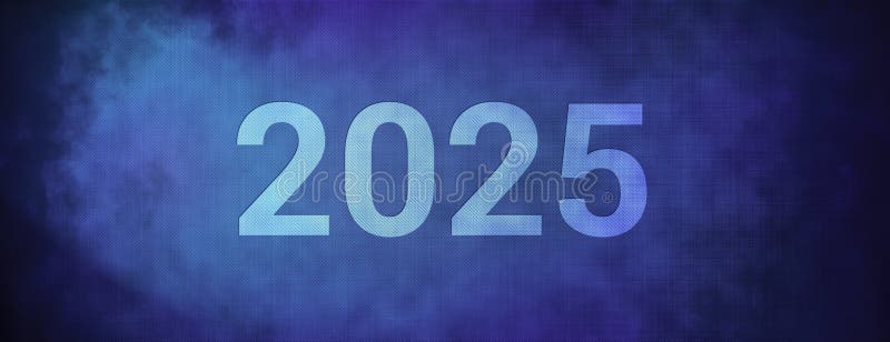2025 Isolated on Fabric Blue Banner Background Abstract Stock ...