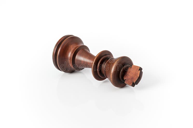 Isolated fallen king chess stock photo. Image of king - 38487278