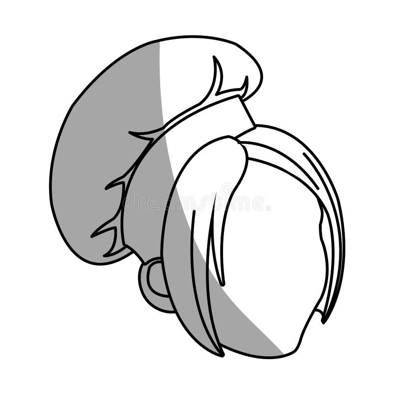 Isolated Female Chef Head Design Stock Vector - Illustration of ...