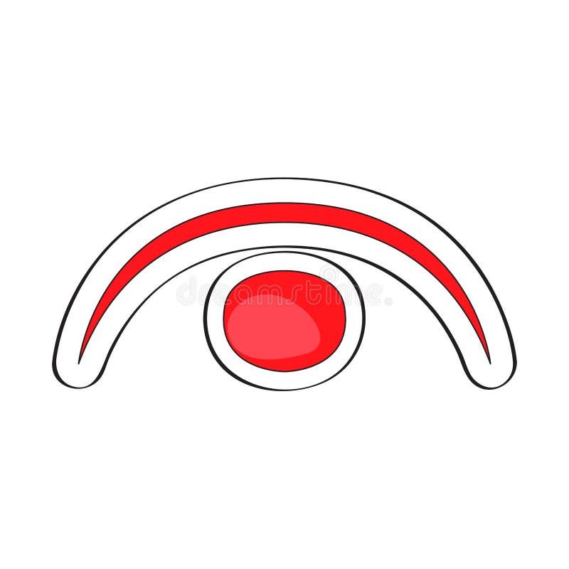 Isolated Fermata Image. Comic Musical Note Stock Vector - Illustration ...