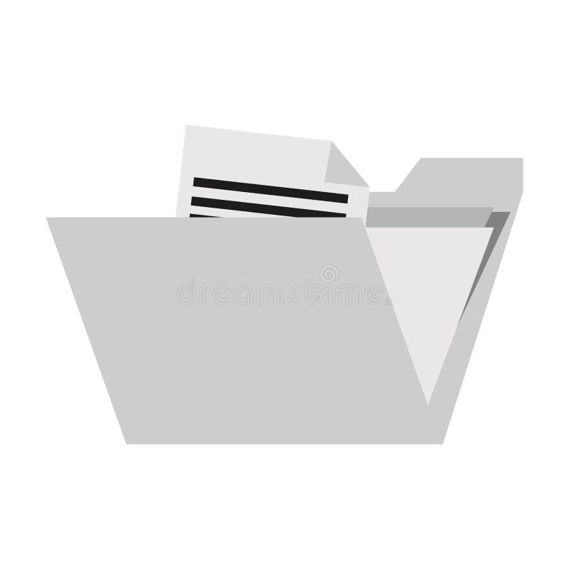 Isolated file design stock vector. Illustration of portfolio - 80910943