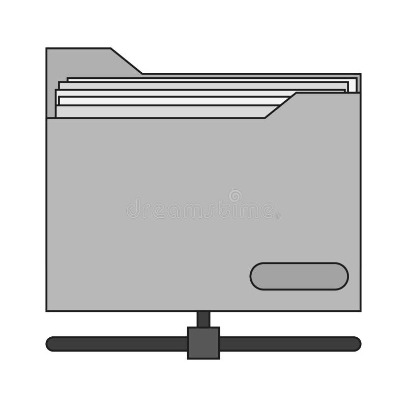 Isolated file design stock vector. Illustration of data - 81510129