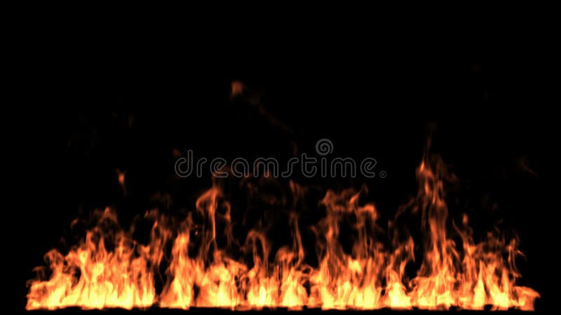 Isolated Fire Flame Texture for Burning or Heat Stock Video - Video of ...
