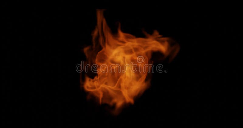 Isolated Fire Flame Texture for Burning or Heat Stock Video - Video of ...