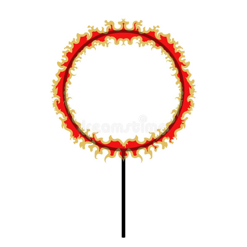 Isolated fire ring icon stock vector. Illustration of cute - 130014949