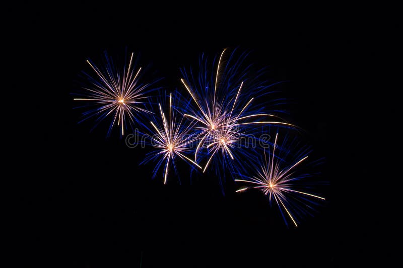 Isolated fireworks stock photo. Image of exploding, firework - 83415618