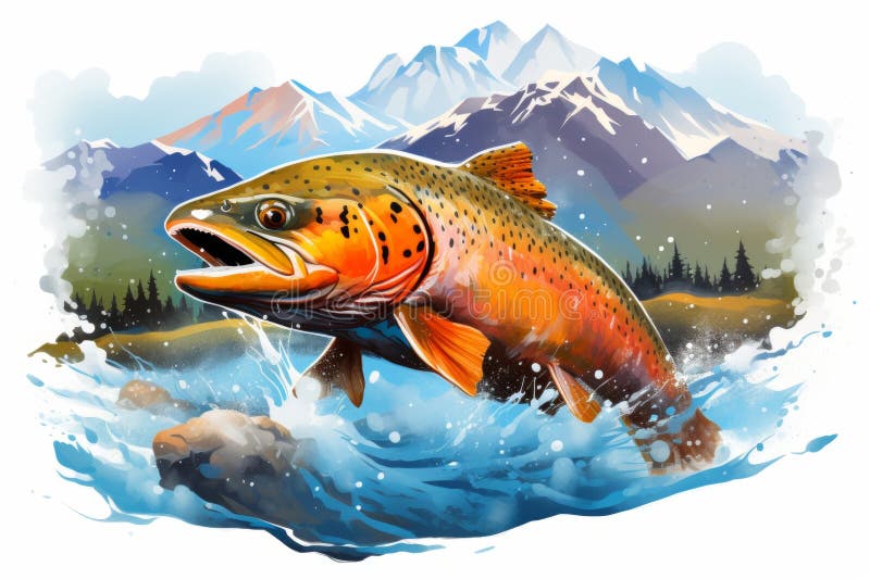 Fish on a White Background a Simple yet Striking Visual Representation ...