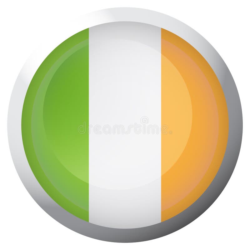 Isolated flag of Ireland stock vector. Illustration of national - 95204891