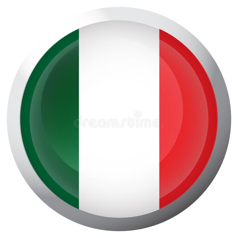 Isolated flag of Italy stock vector. Illustration of concept - 95203611