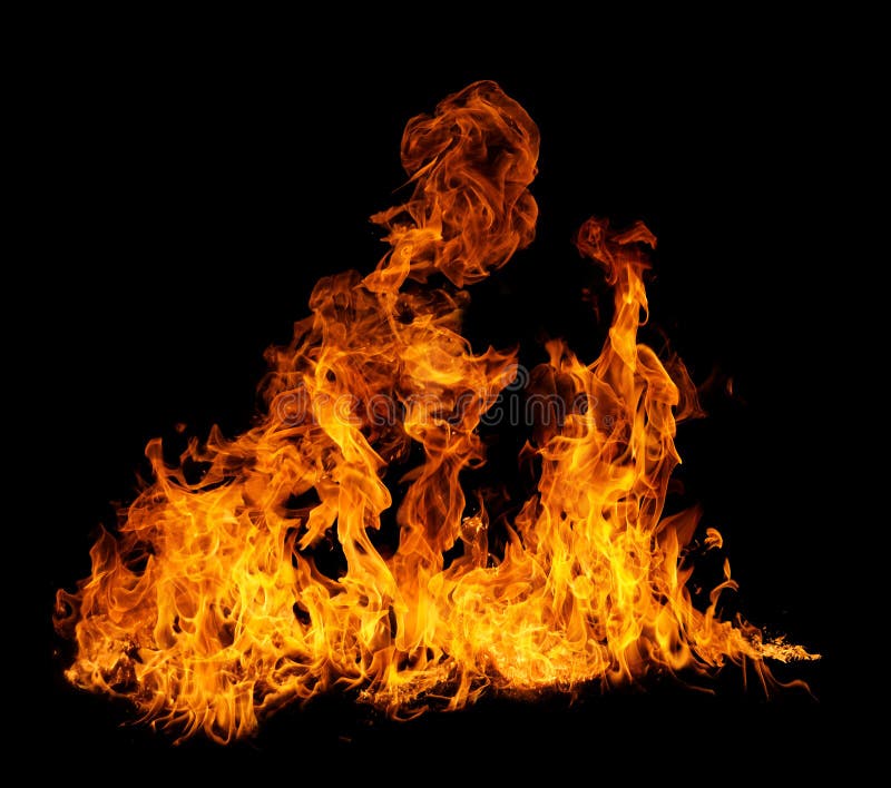 Isolated flames stock photo. Image of decorative, blazing - 7436494