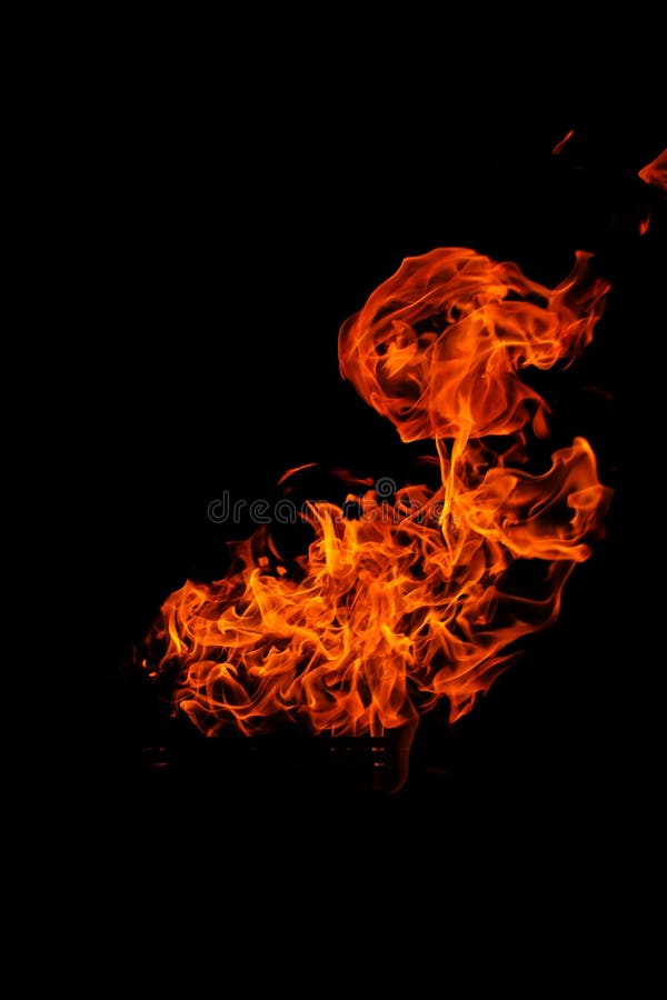 Isolated flames stock image. Image of blazing, backdrop - 46318993