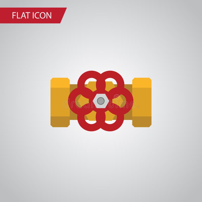 Flange Icon Flat Web Sign Symbol Logo Label Stock Vector - Illustration ...