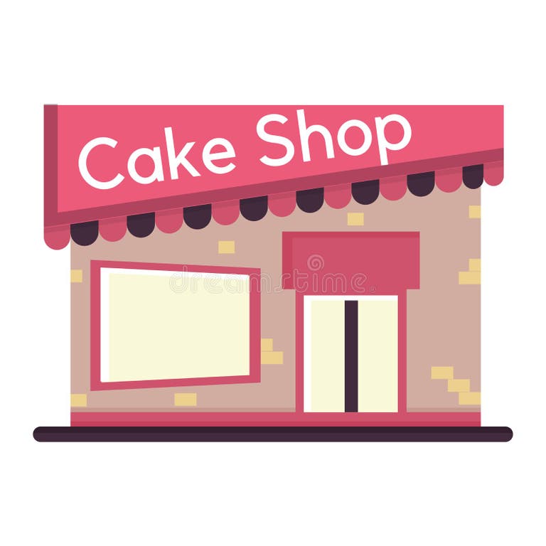 Isolated Flat Cake Shop Icon Stock Vector - Illustration of cake, store ...