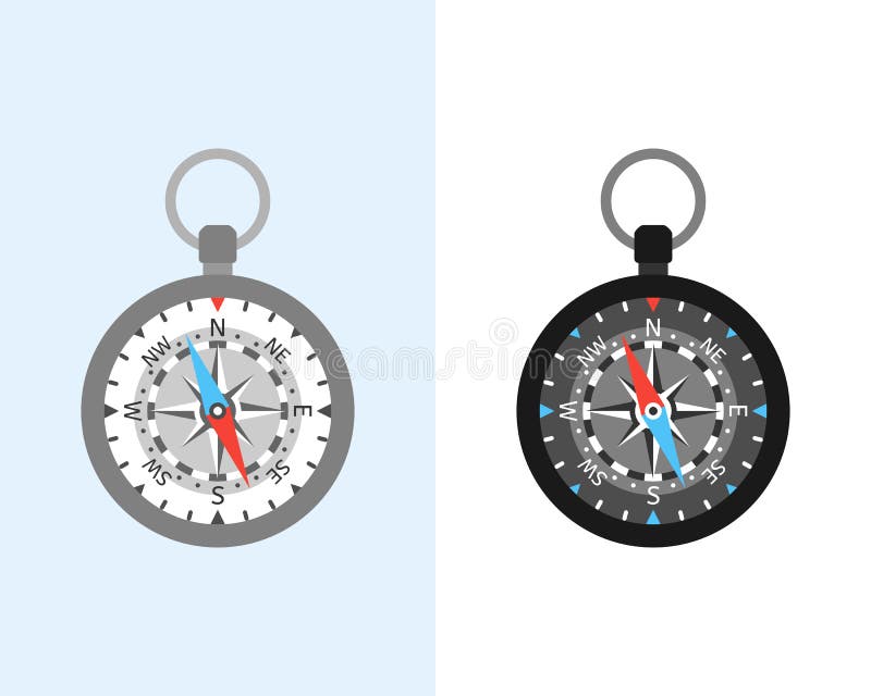 Isolated Flat Compass Vector Icon Traveler Orientation Device ...