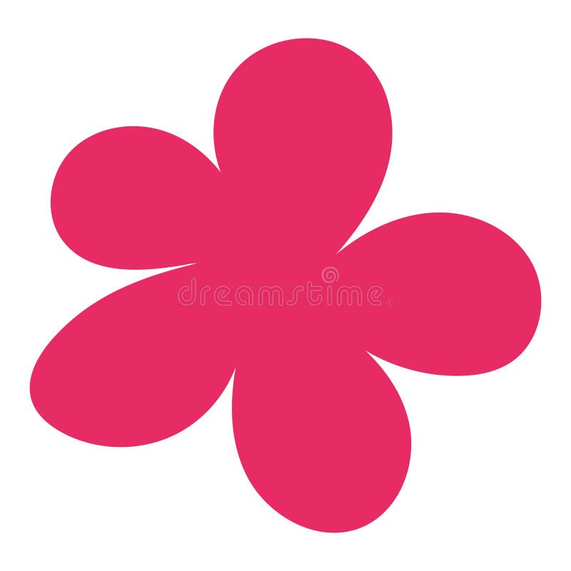 ISolated Flower Icon Flat Design Vector Stock Vector - Illustration of ...