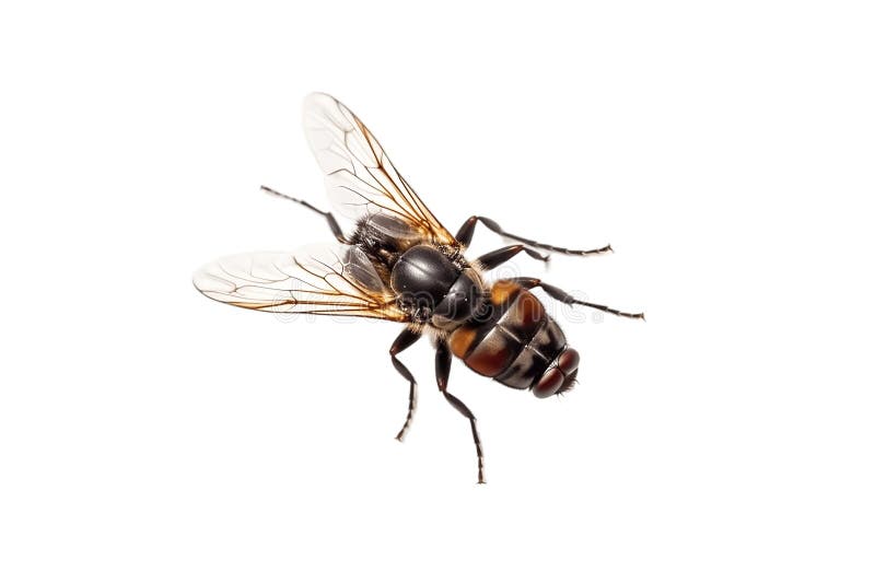 Isolated Fly Top View on Transparent Background, Generative Ai Stock ...