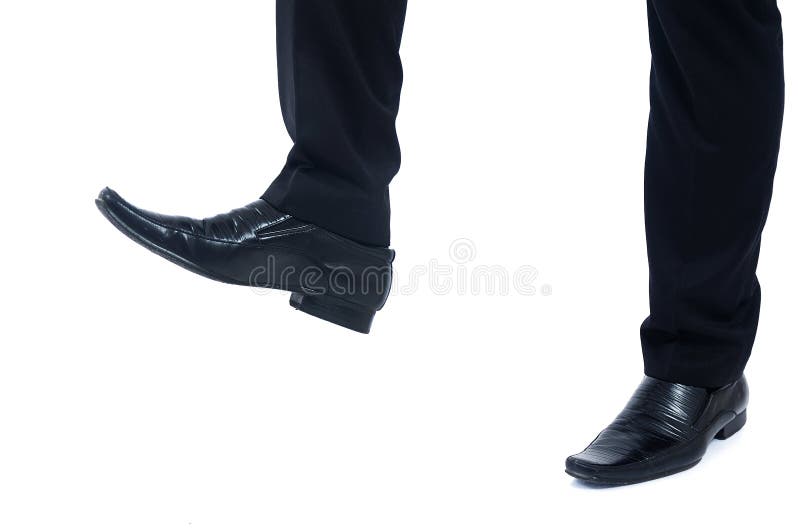 Isolated foot step stock image. Image of copyspace, legs - 26669513