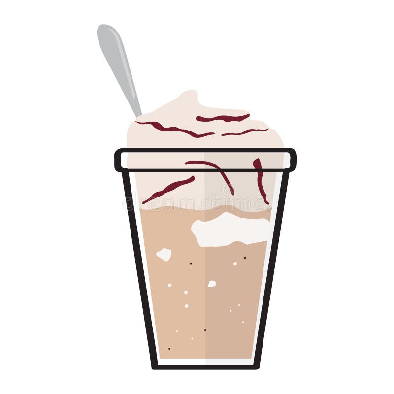 Isolated frappe icon stock vector. Illustration of isolated - 152783780