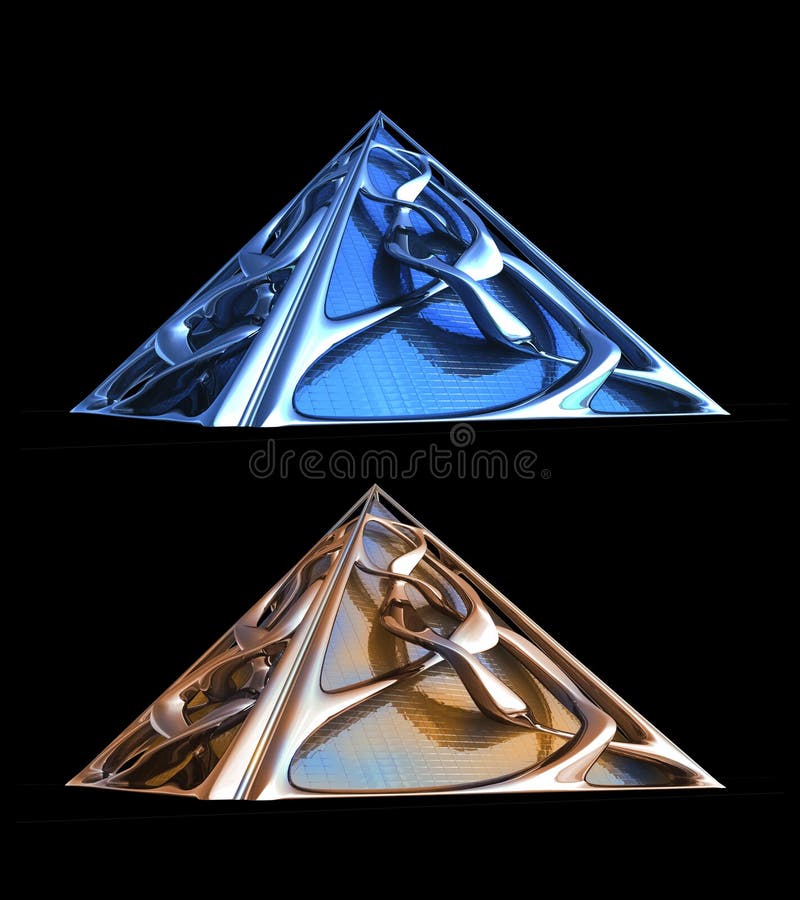 Futuristic Glass Pyramid Stock Illustrations – 2,202 Futuristic Glass ...
