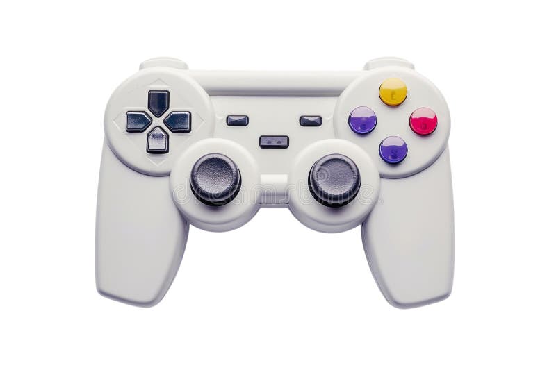 Isolated Game Joystick Controller on Transparent Background Stock ...