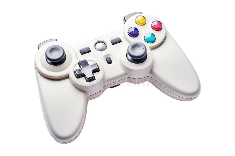 Isolated Game Joystick Controller on Transparent Background Stock ...