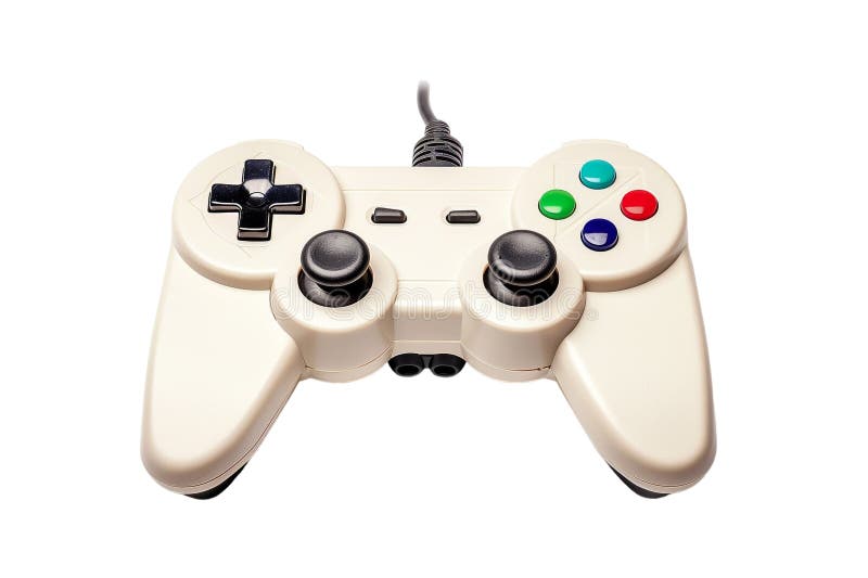 Isolated Game Joystick Controller on Transparent Background Stock ...