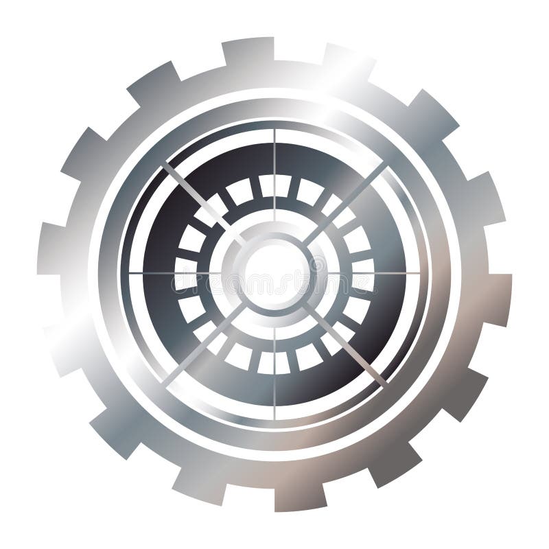 Isolated gear design stock illustration. Illustration of transmission ...