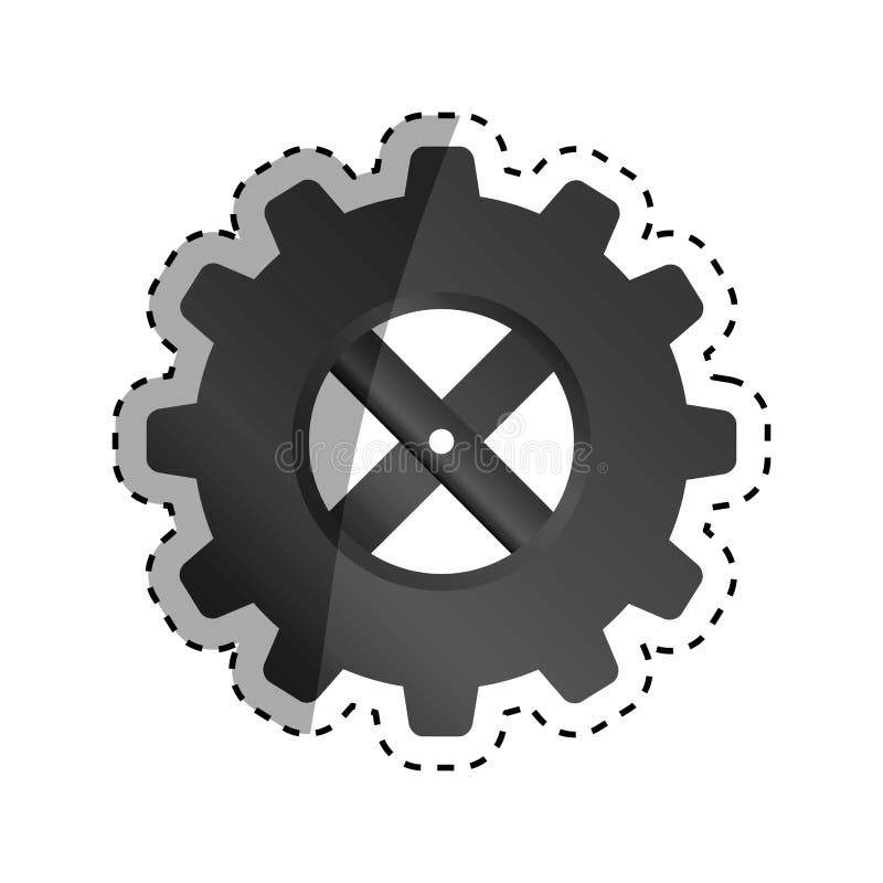 Isolated Gear Businesspeople Design Stock Vector - Illustration of ...