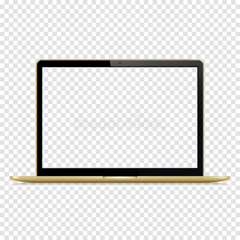 Laptop with Transparent Screen Isolated on Transparent Background Stock ...