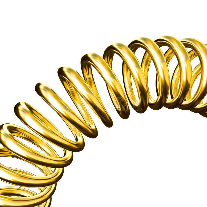 Isolated gold Hindu Aum stock illustration. Illustration of meditation ...