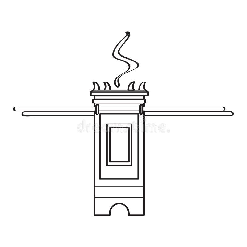 Isolated tabernacle icon stock vector. Illustration of symbol - 109556045