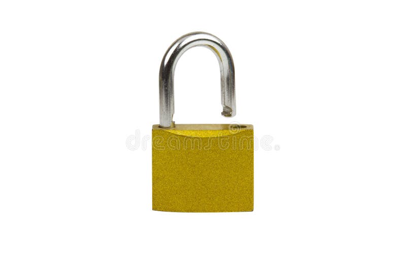 Isolated Unlocked Chain stock photo. Image of closeup - 242889660