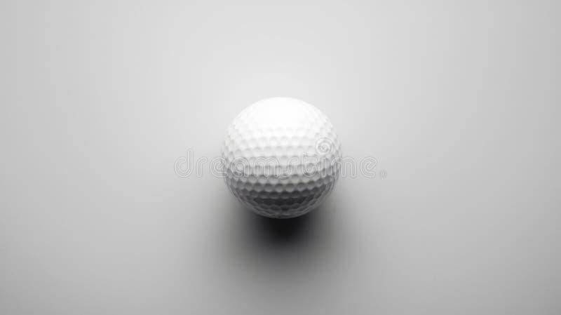 Isolated Golf Ball Simple and Clean Presentation Stock Illustration ...