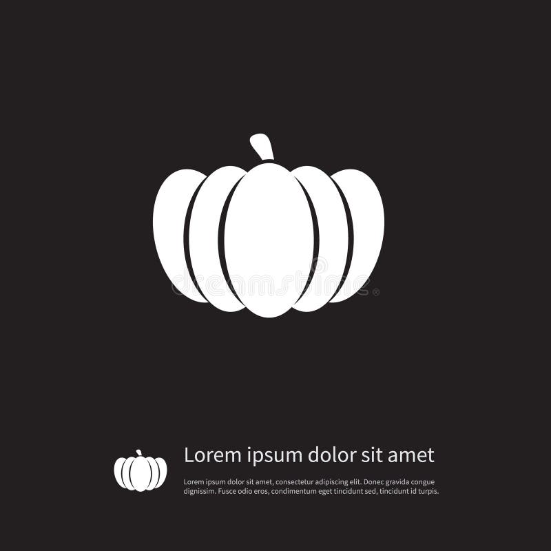Isolated Gourd Icon. Pumpkin Vector Element Can Be Used for Gourd ...