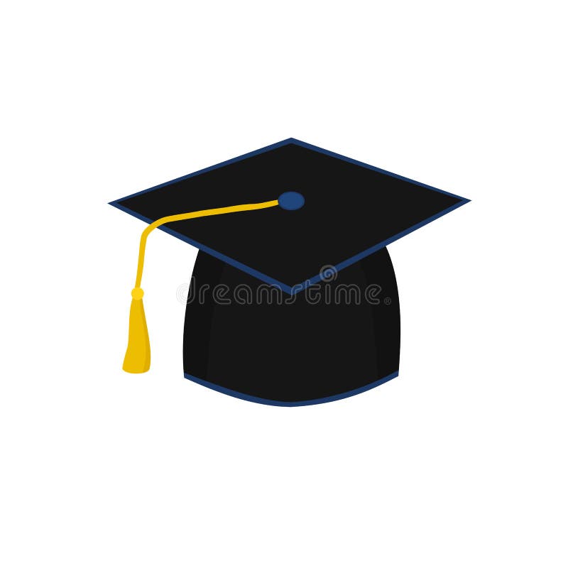 Isolated Graduate Cap Bachelor Icon Stock Vector - Illustration of ...