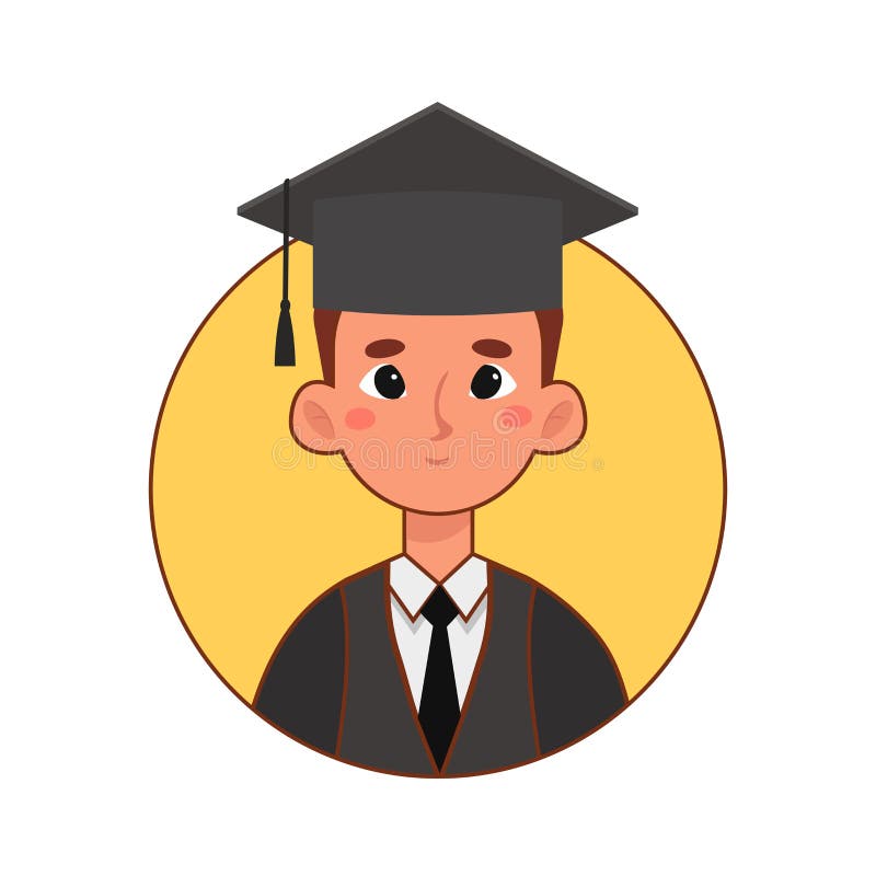 Isolated graduate logo stock vector. Illustration of chef - 204845781